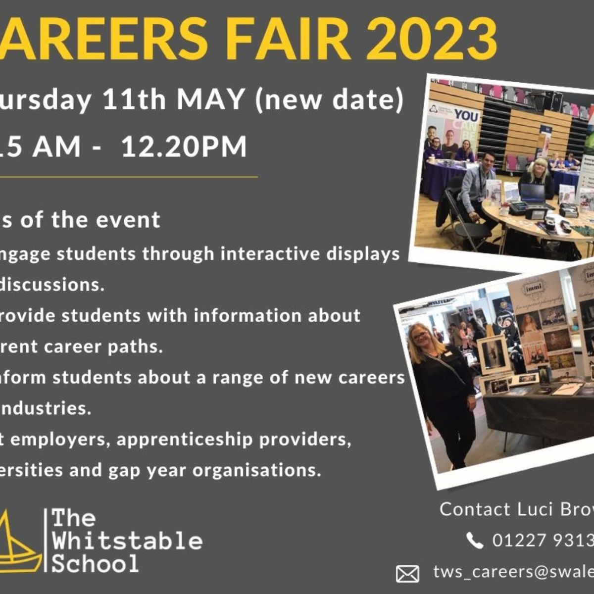 The Whitstable School - TWS Careers Fair