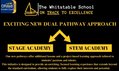 The Whitstable School - Dual Pathway Flier