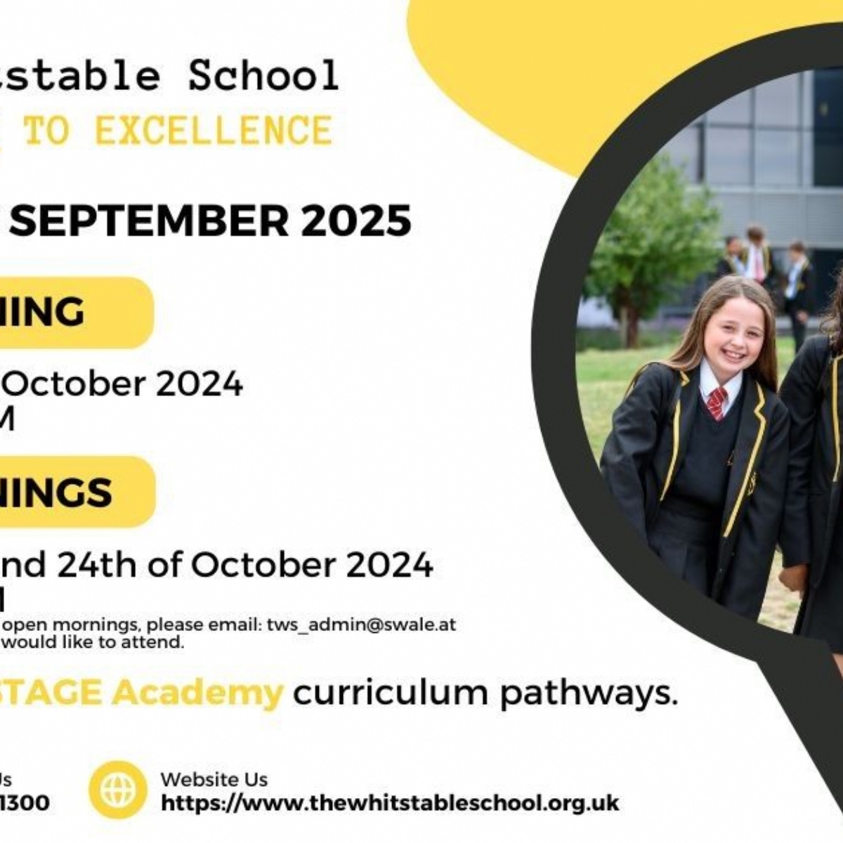 The Whitstable School - Open Evening - Latest News