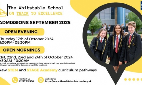 The Whitstable School - Open Evening - Latest News